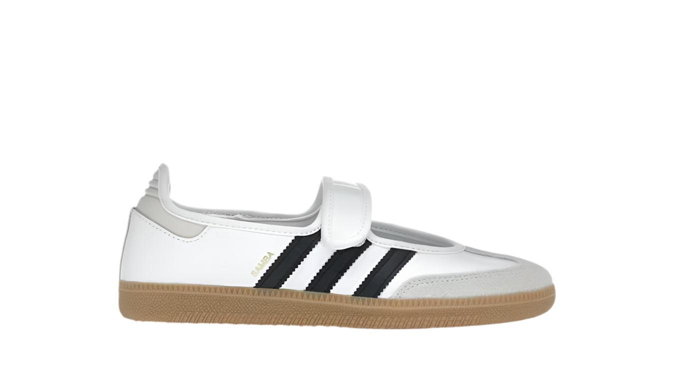 Adidas Samba Jane White Black Gum – Jemyk's Boutique